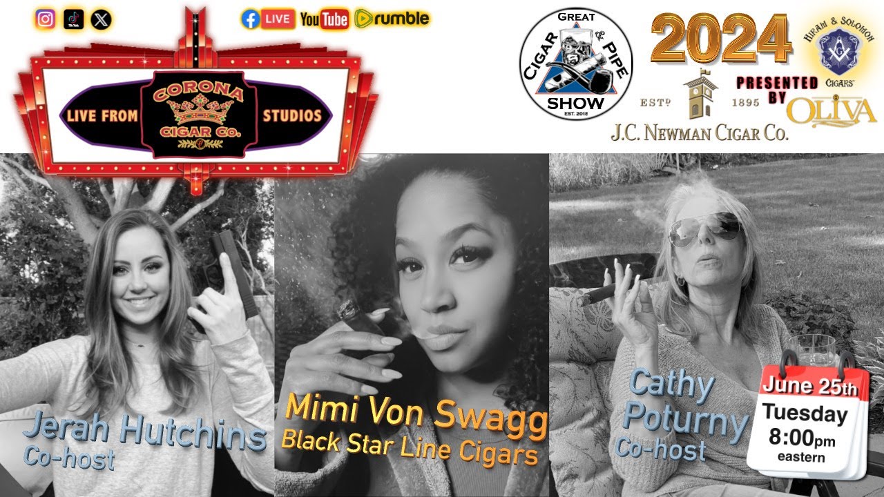 Mimi "Von Swagg" Palmer of Black Star Line Cigars joins Jerah Hutchins ...