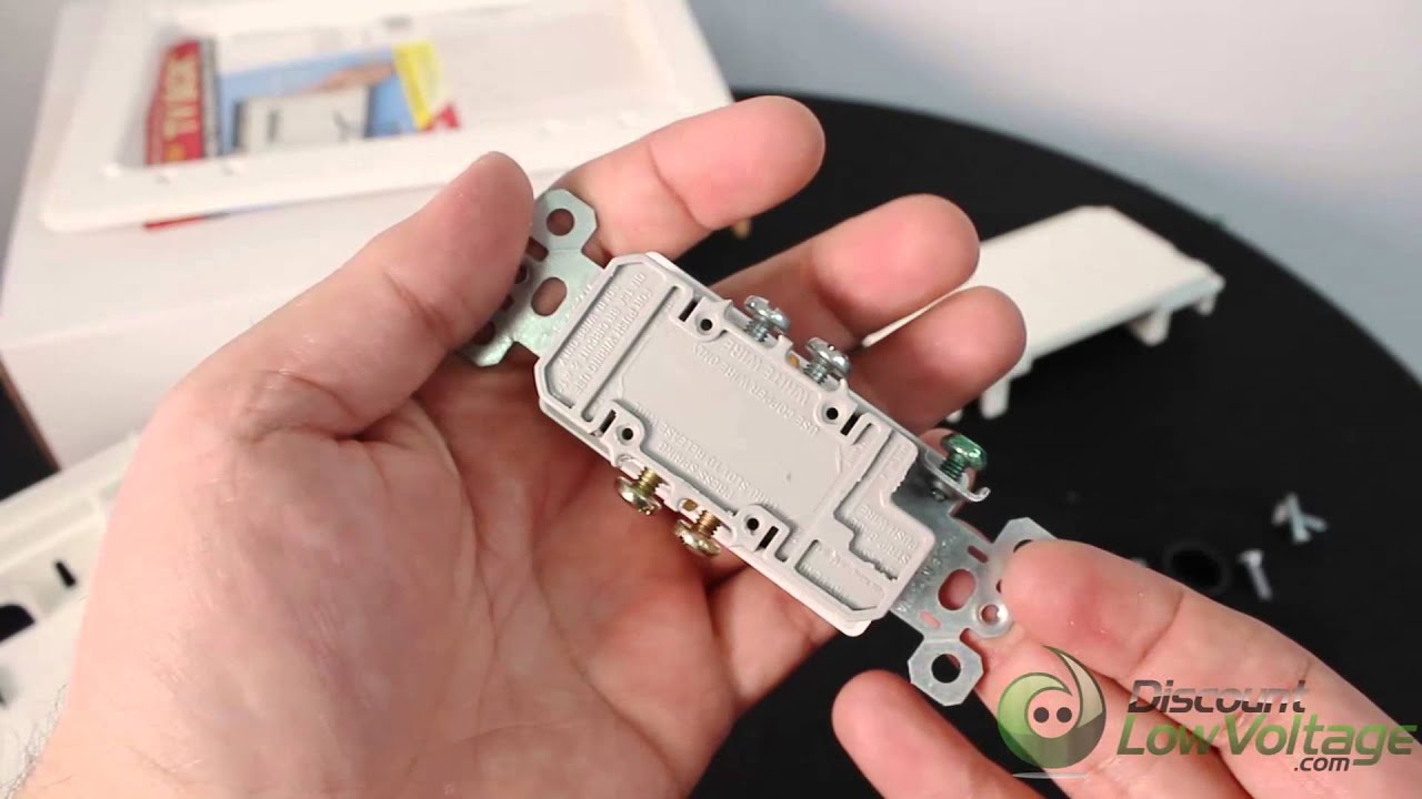 Behind TV Recessed Wall Box | Arlington TVL508 - YouTube