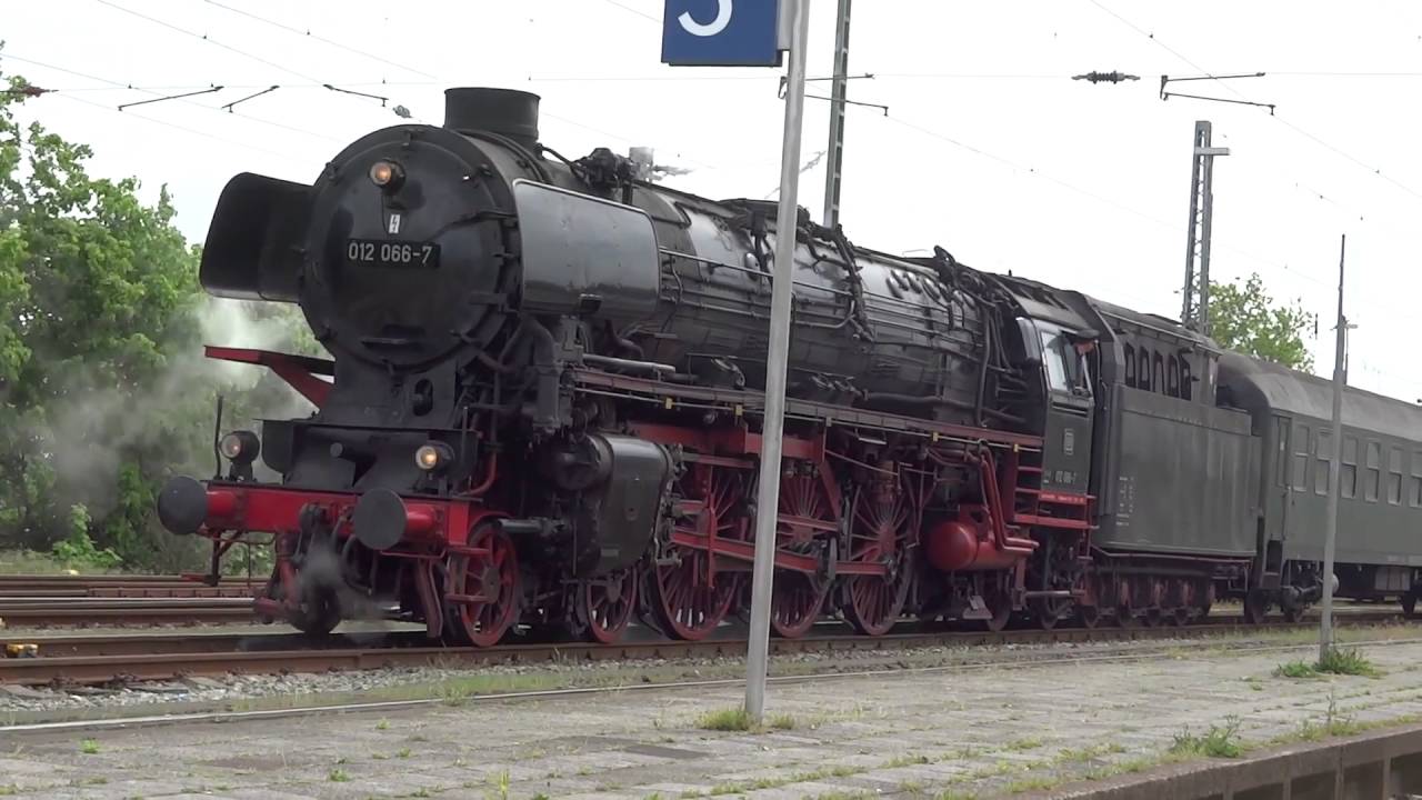 Dampf (BR 012 066) im Emsland am 21.05.2016 - YouTube