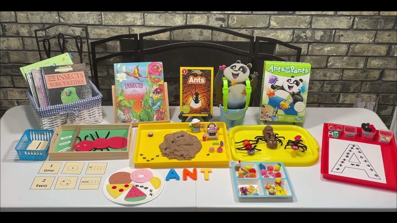 ANTS THEME PRESCHOOL ACTIVITIES - YouTube