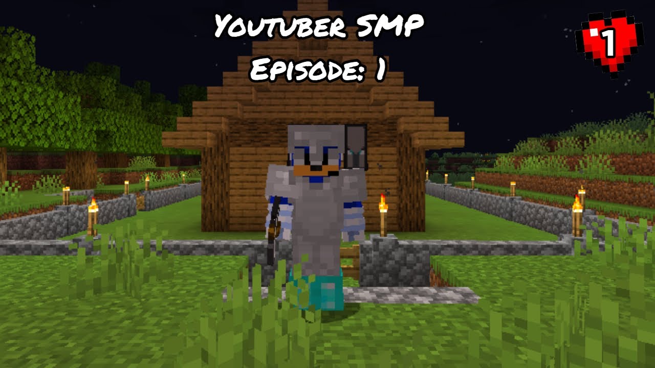 Youtuber SMP Episode 1 (Base build) - YouTube