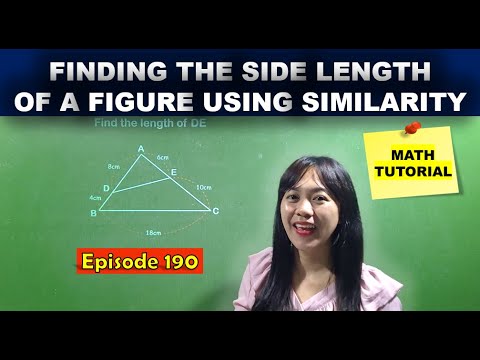 FINDING THE SIDE LENGTH OF A FIGURE USING SIMILARITY / MATH TUTORIAL ...