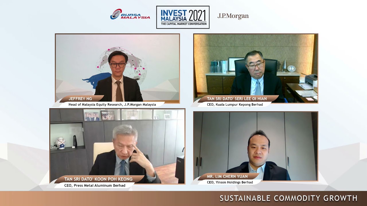 IMKL 2021 Virtual Series 3 - Panel 2 Sustainable commodity growth - YouTube