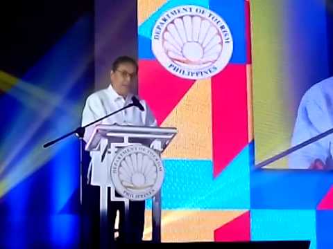 Visit Philippines 2015 Launch: Secretary Ramon Jimenez Jr - YouTube