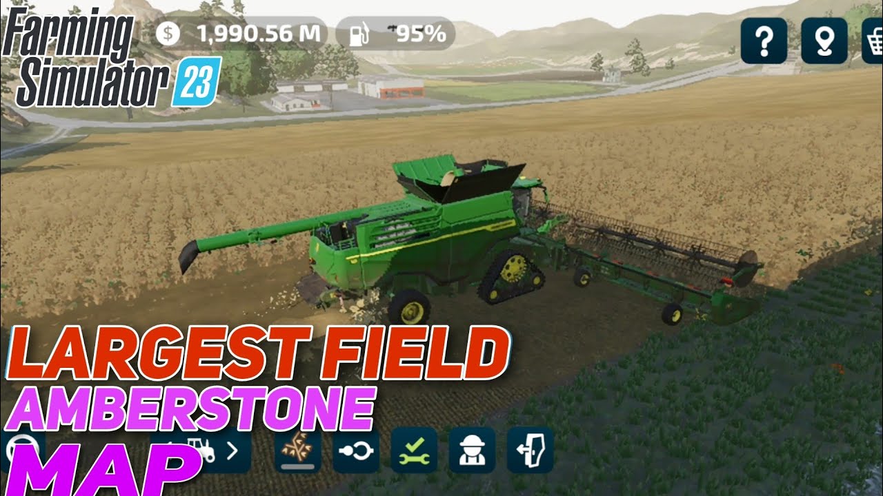 🥵 I BOUGHT Biggest FIELD of Amberstone ! FARMING SIMULATOR 23 #fs23 ...