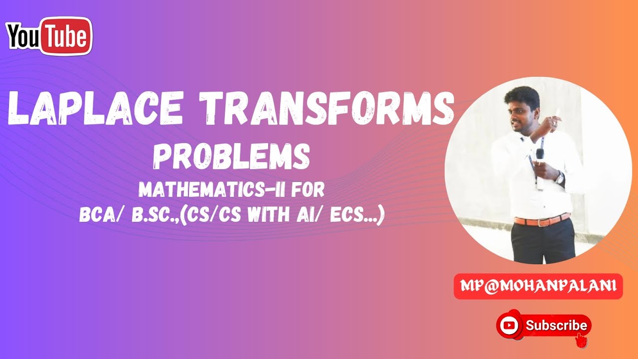 Laplace Transforms- Problems - YouTube