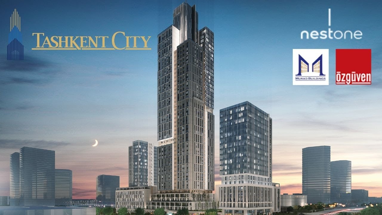 Kонцепция NEST ONE | Первый небоскрёб в Узбекистане - YouTube