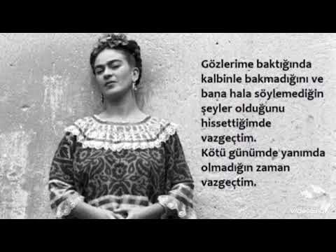 Frida Kahlo’nun Diego’ya mektubu”Vazgeçtim”