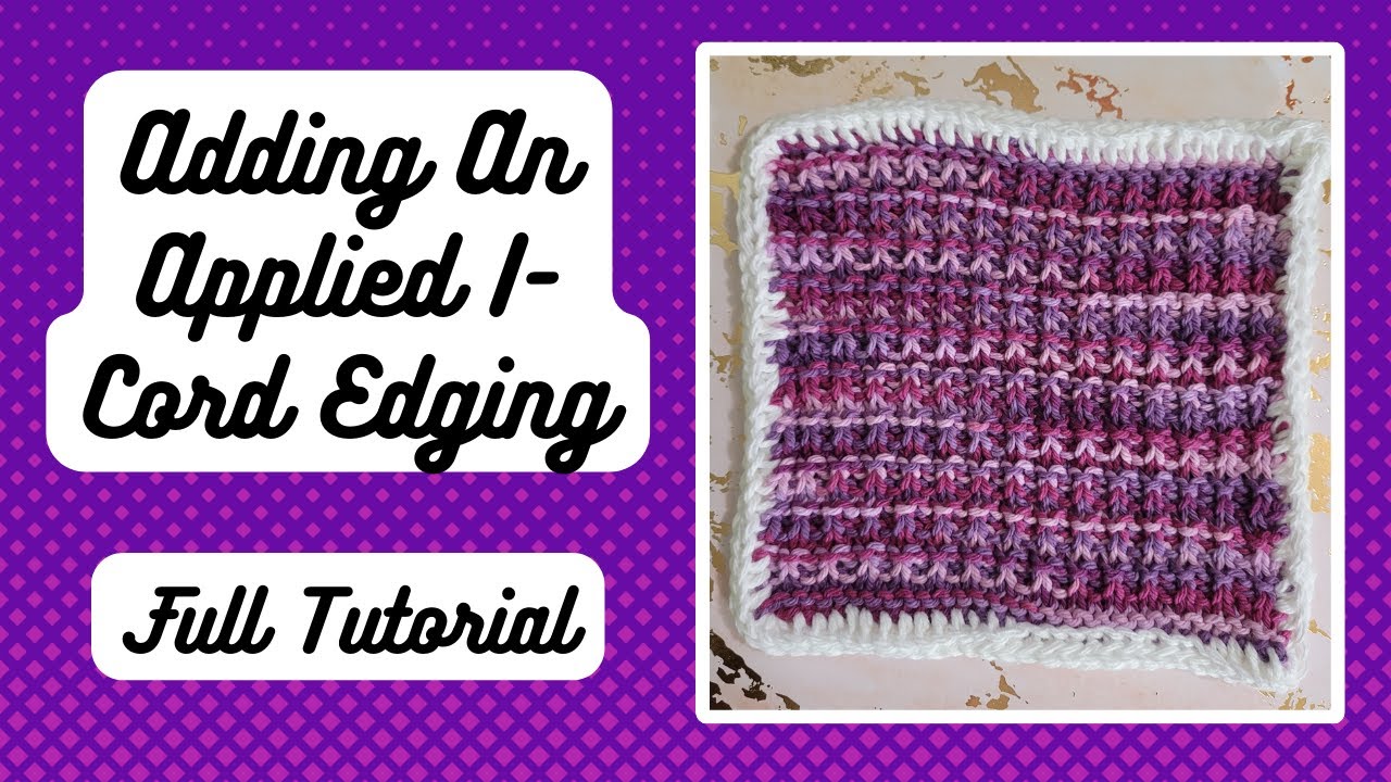 Adding an Applied I Cord Border - Full Easy Tutorial! - YouTube
