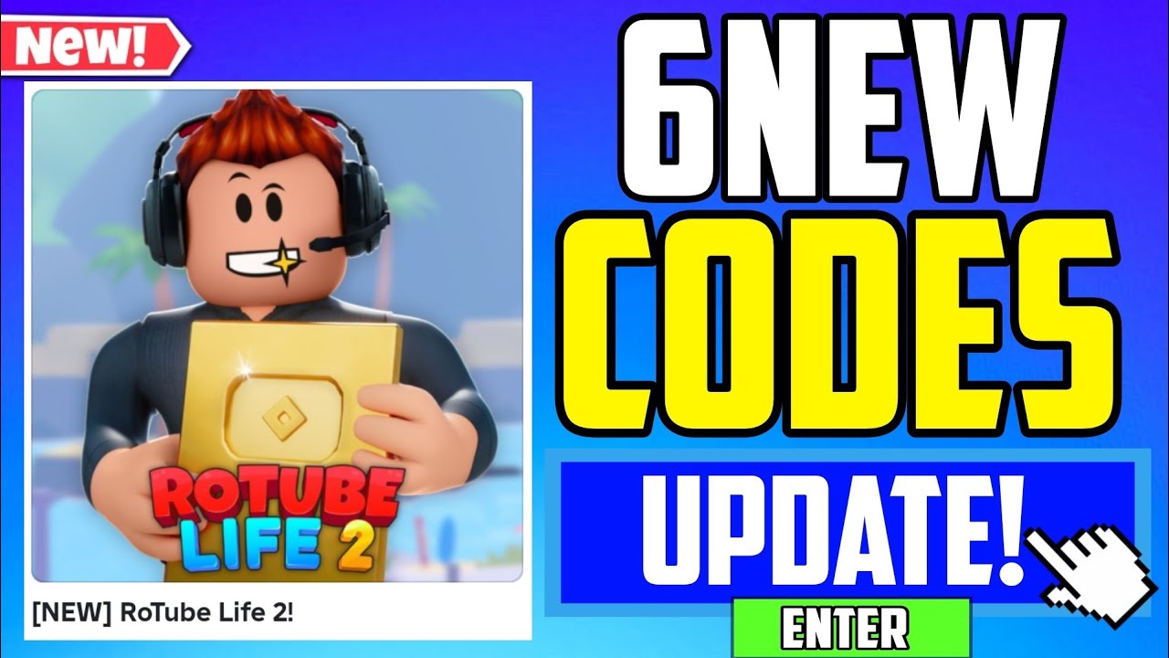 *SECRET UPDATE!* | Rotube Life 2 CODES 2025 (ROBLOX Rotube Life 2)Part ...