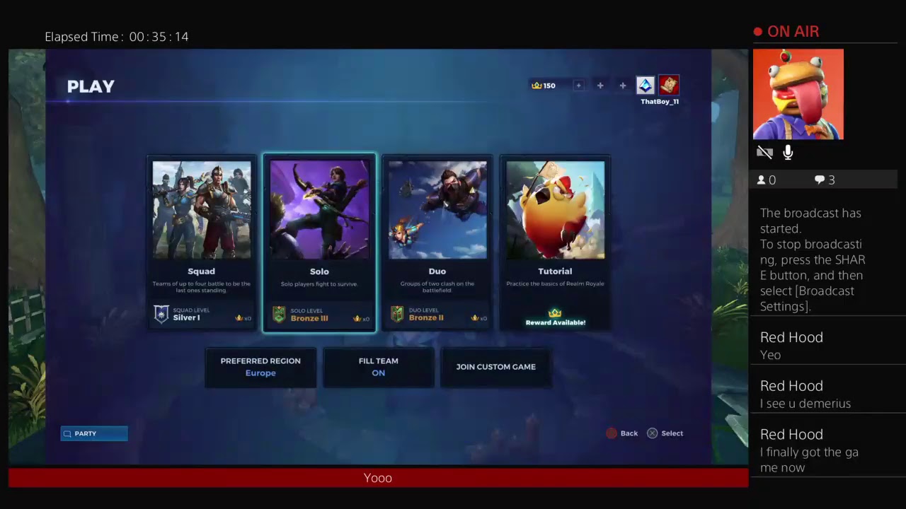 First time playing realm with my Dawg carlom - YouTube