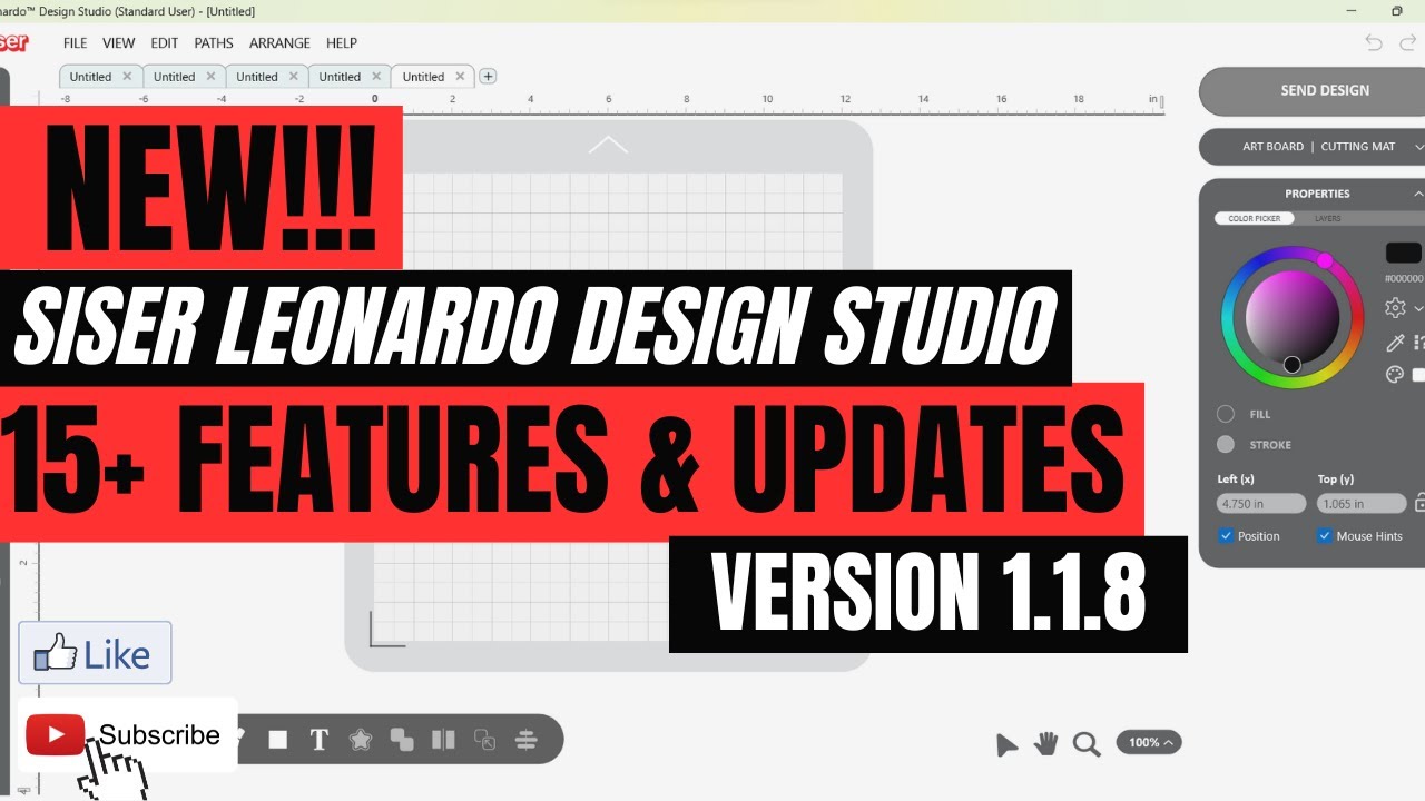 Siser Leonardo Design Studio Updates v1.1.8 - now available for Siser ...