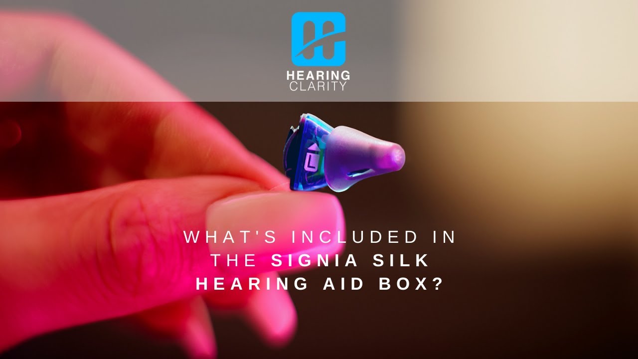 What's included in the Signia Silk X hearing aid box? - YouTube