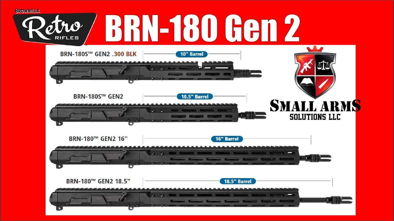 The Brownells BRN-180 Gen 2 - YouTube