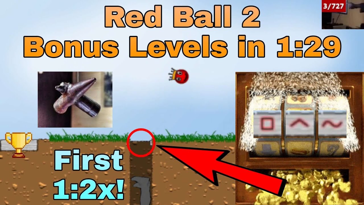 [WR] Red Ball 2 - Bonus Levels in 1:29.900 - YouTube