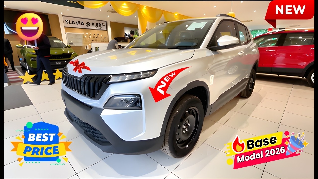 Skoda Kylaq Classic Base Model 2026🔥| Latest Price | Good Features 😍 ...