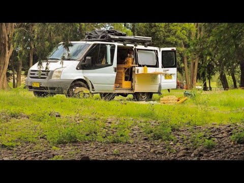 VAN TOUR | Mobile Cabin Home | Solo Aus Traveller - YouTube
