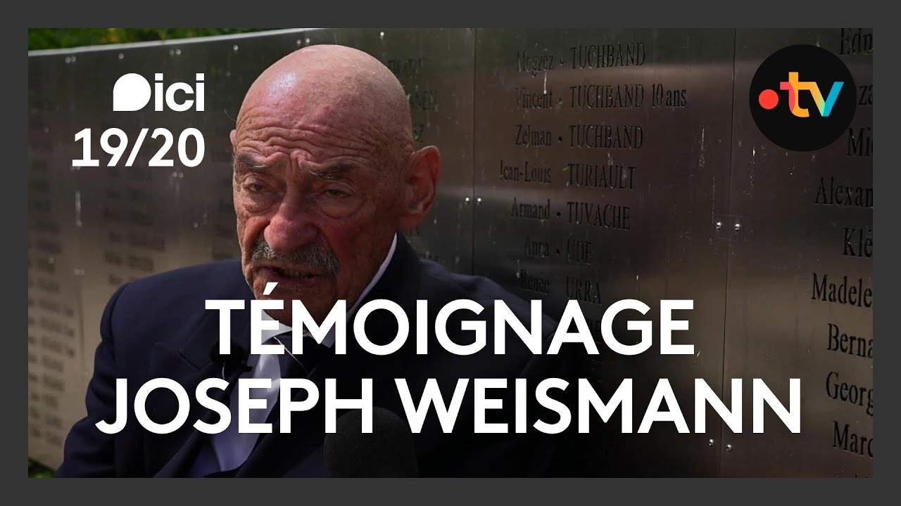 Témoignage : Joseph Weismann, rescapé de la Shoah - YouTube