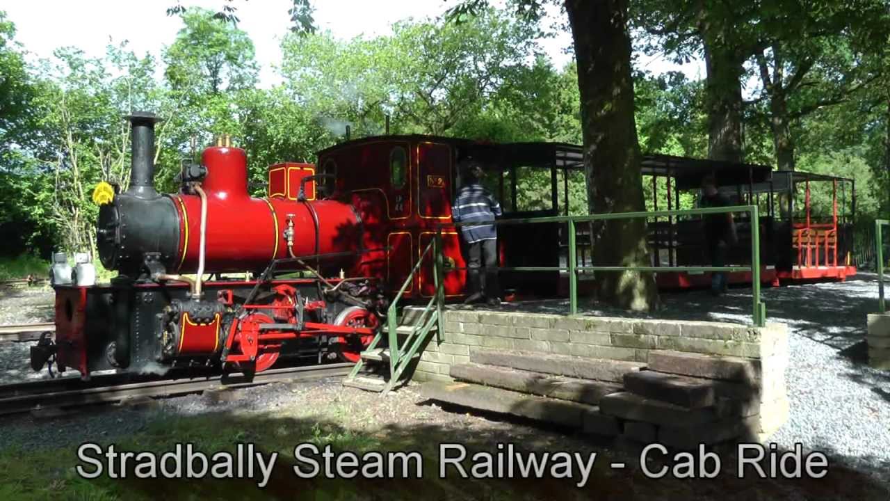 Stradbally Steam Railway - Cab Ride - YouTube