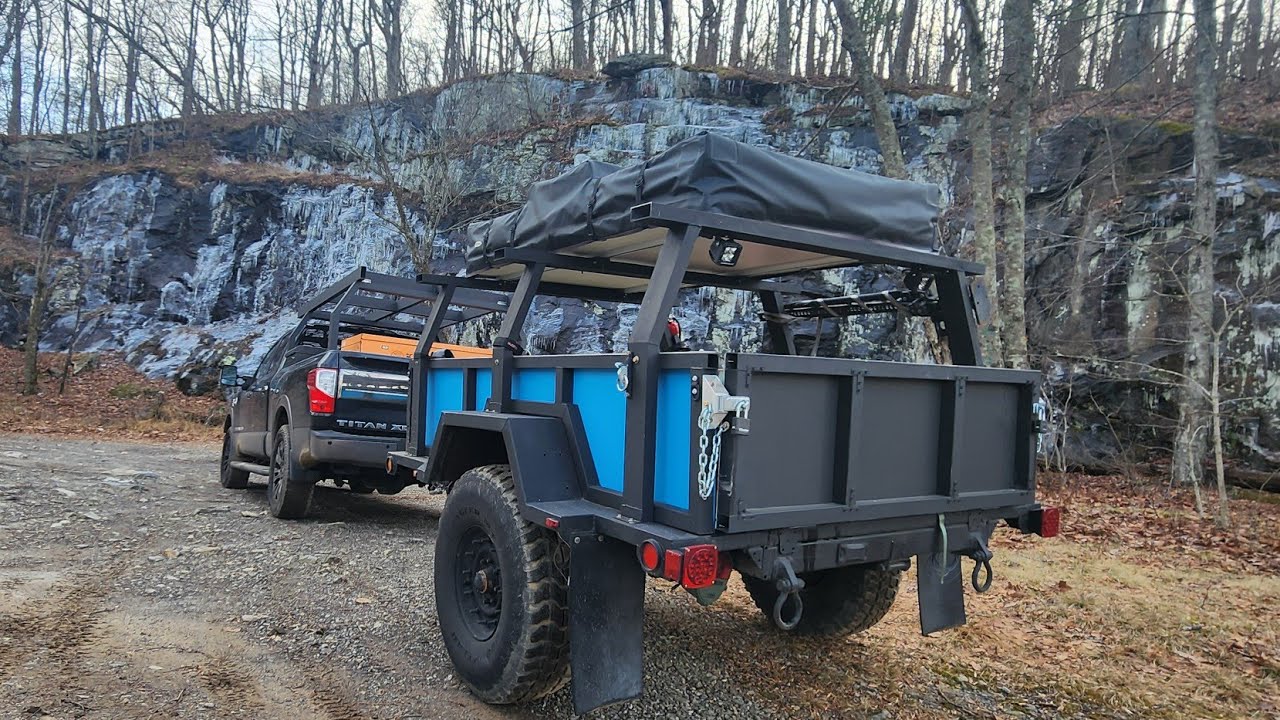 M116a3 military trailer/ offroad trailer - YouTube