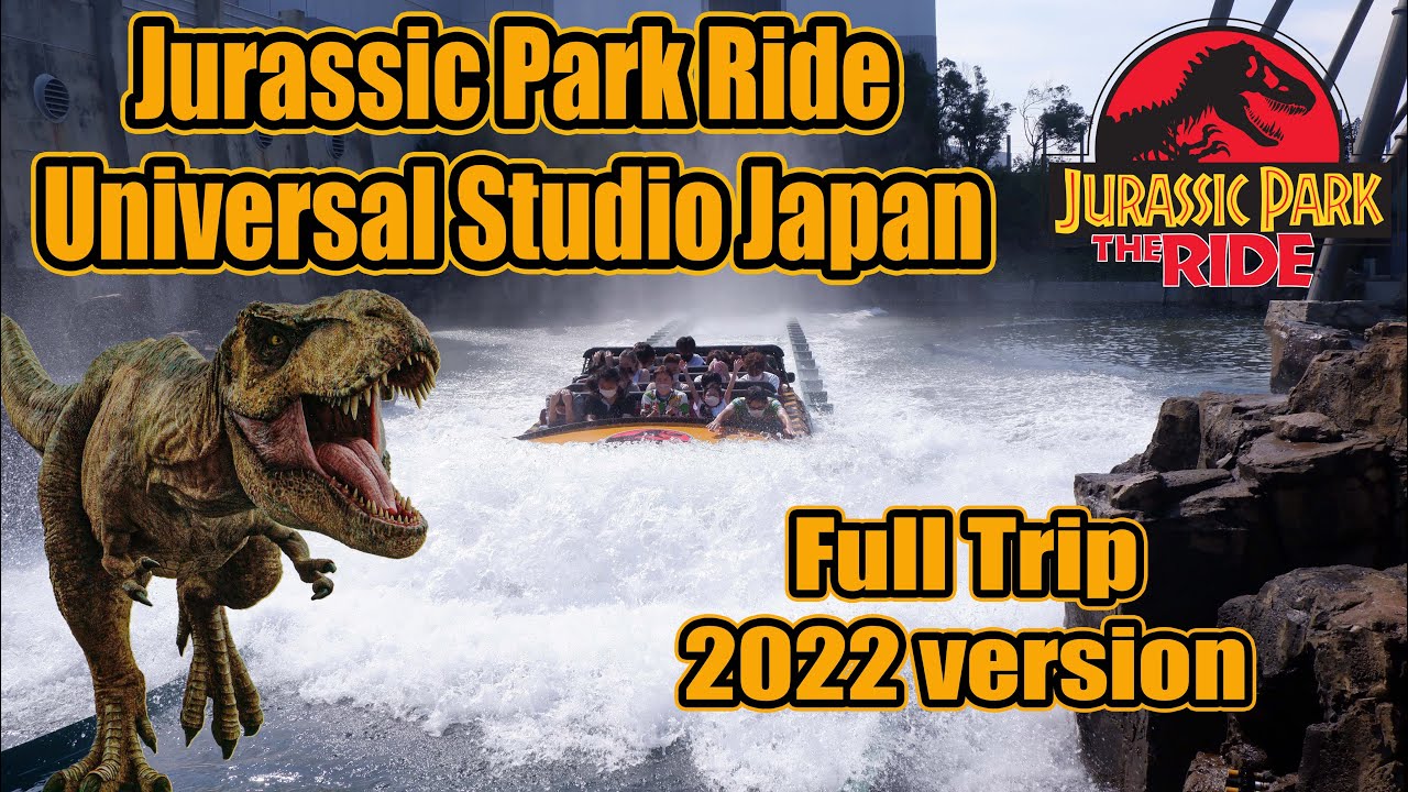 JURASSIC PARK RIDE. UNIVERSAL STUDIO JAPAN. FULL TRIP - YouTube