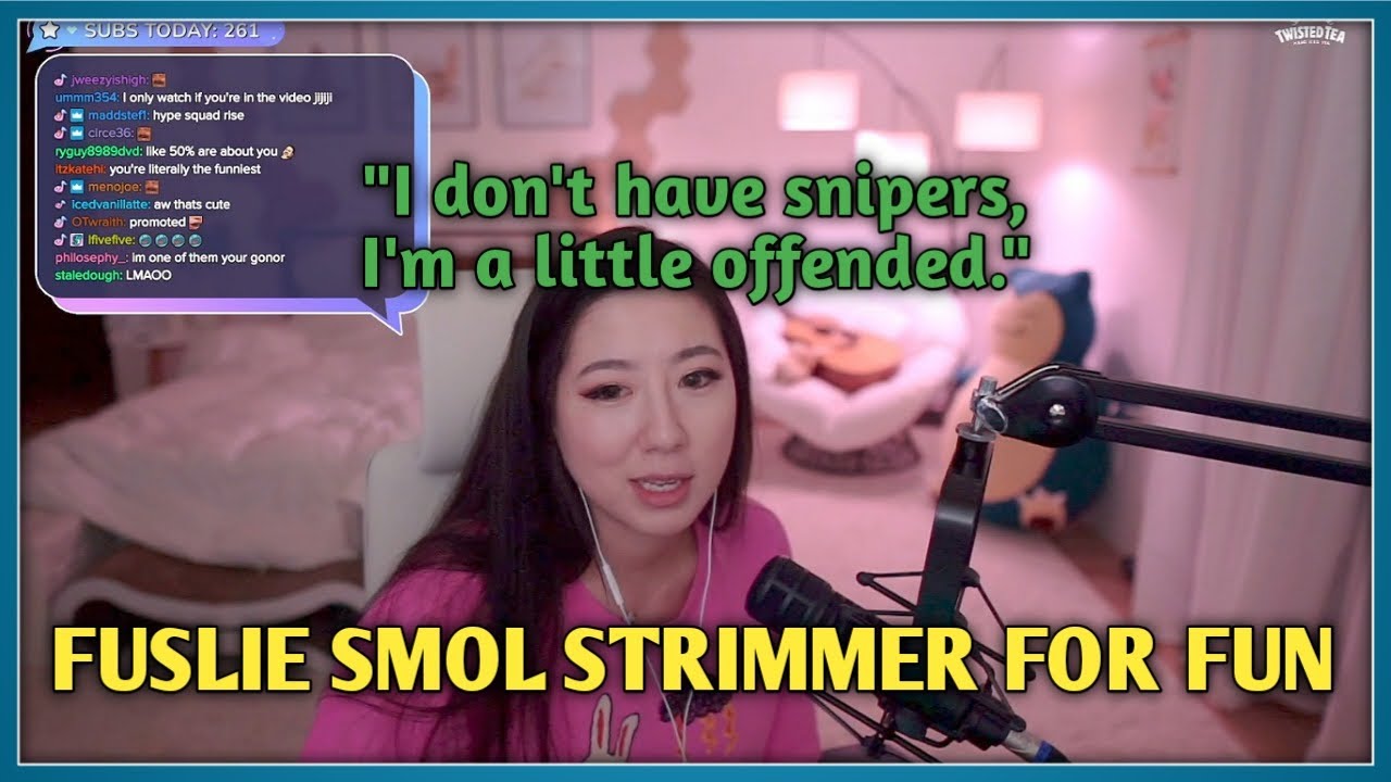 Fuslie Got Offended For Not Having Stream Snipers - YouTube