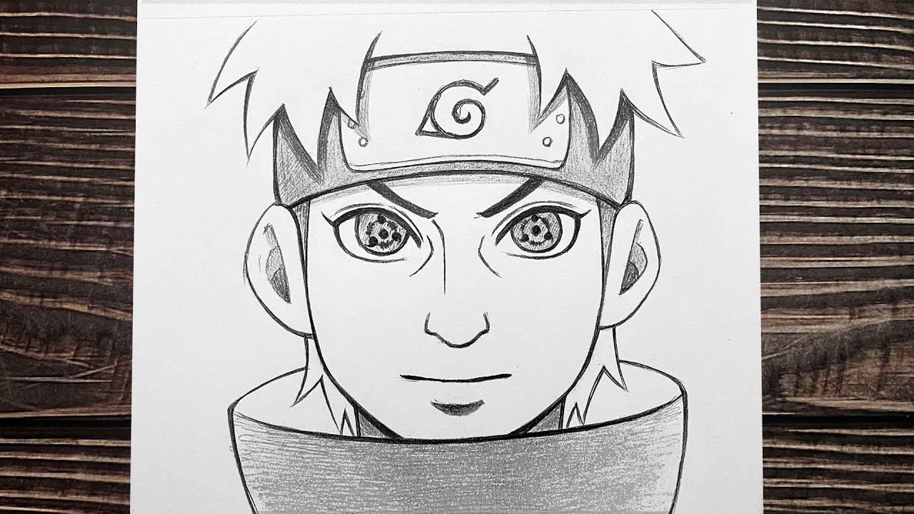 Easy anime drawings | how to draw Shisui Uchiha - [Naruto] | boy ...