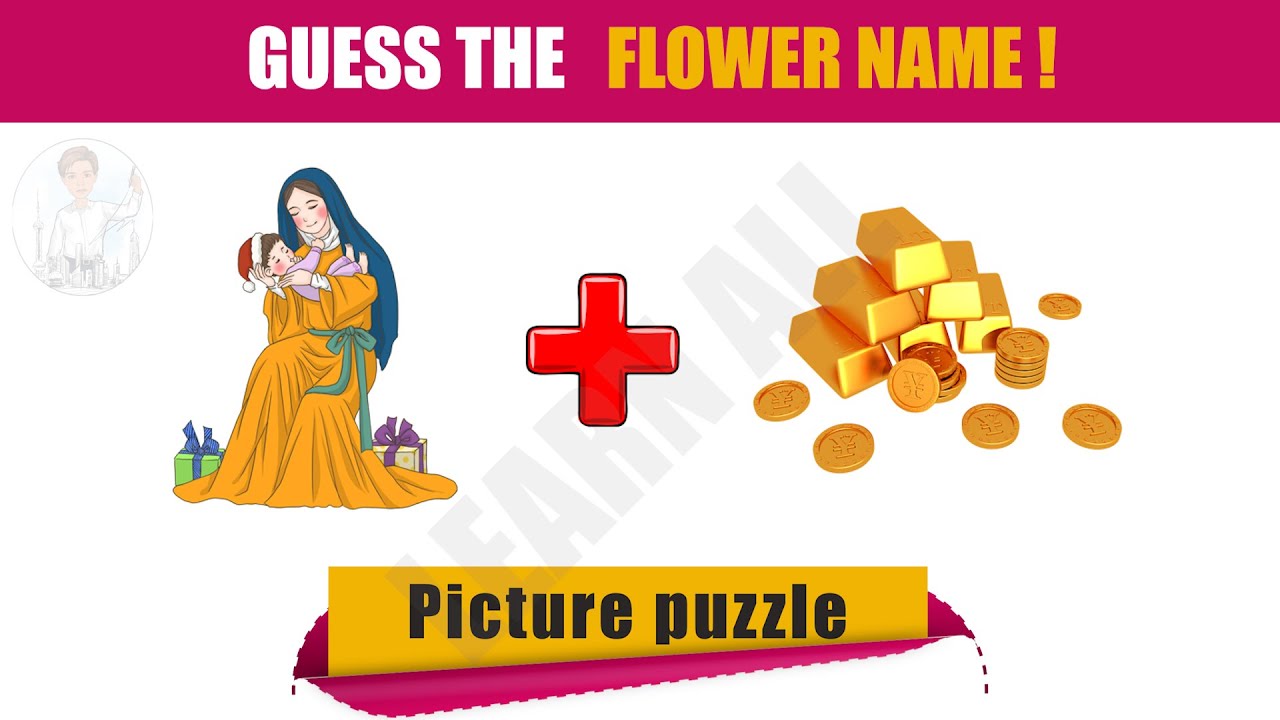 Puzzle-19, guess the flower name from picture #puzzle #wordpuzzle # ...