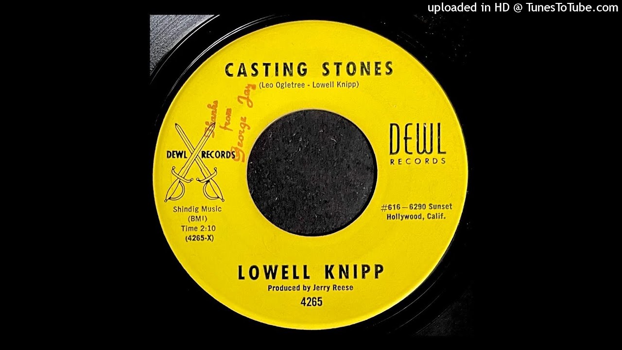 Lowell Knipp - Casting Stones - DEWL 45 (CA) - YouTube