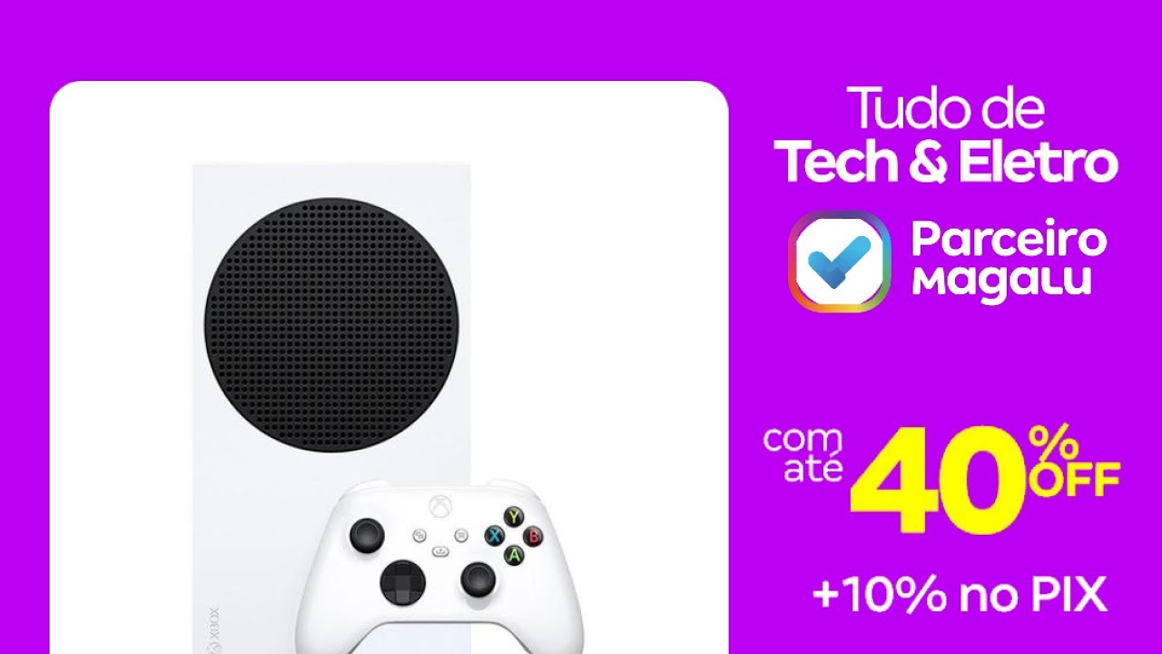 TUDO TECH E ELETRO... Console Xbox Series S 512GB Branco - YouTube