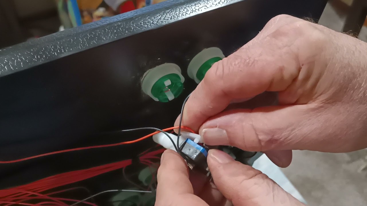 Replace an arcade microswitch or an LED button bulb - YouTube