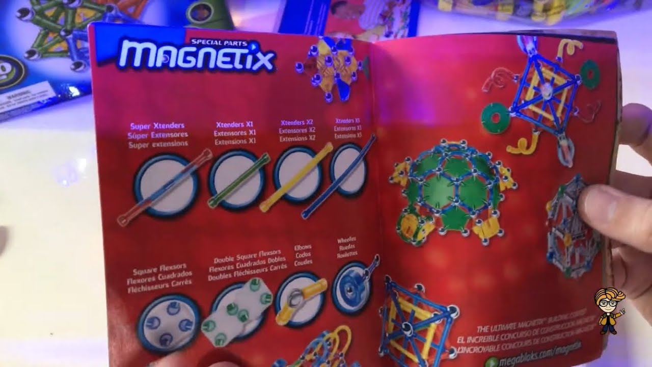 Unboxing y armando figuras geometricas con el juguete Magnetix de Mega ...