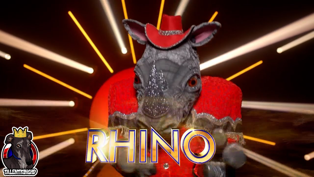 The Masked Singer 2023 Rhino Full Performance Top 7 S4E06 - YouTube