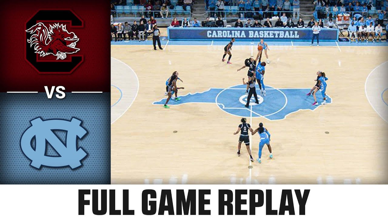 South Carolina vs. North Carolina Full Game Replay | 2023-24 ACC Women ...