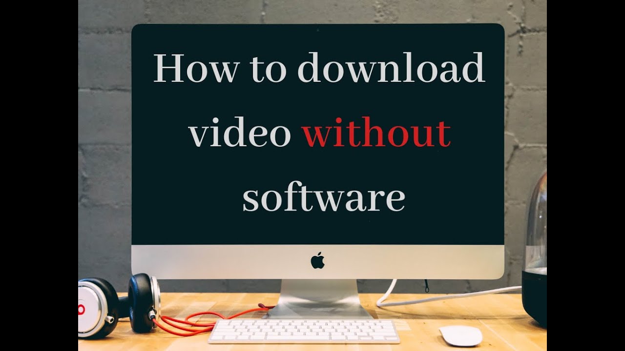 How to download videos without using any software - YouTube