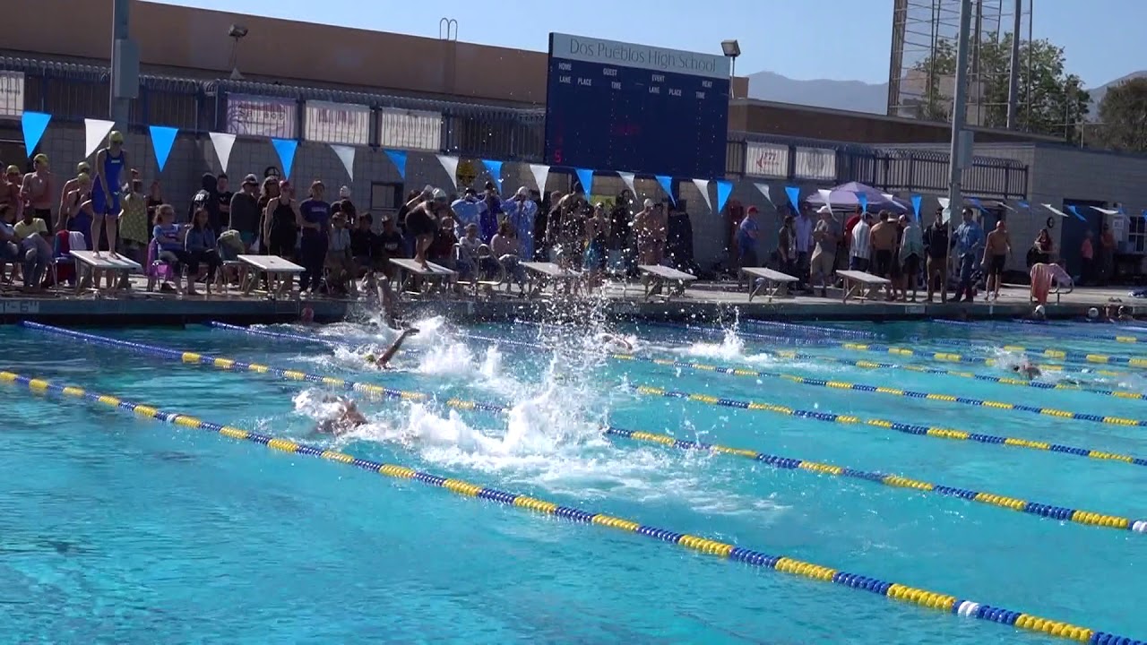 2018 Channel League Swimming Finals, Varsity Girls 200 Free Relay, A ...
