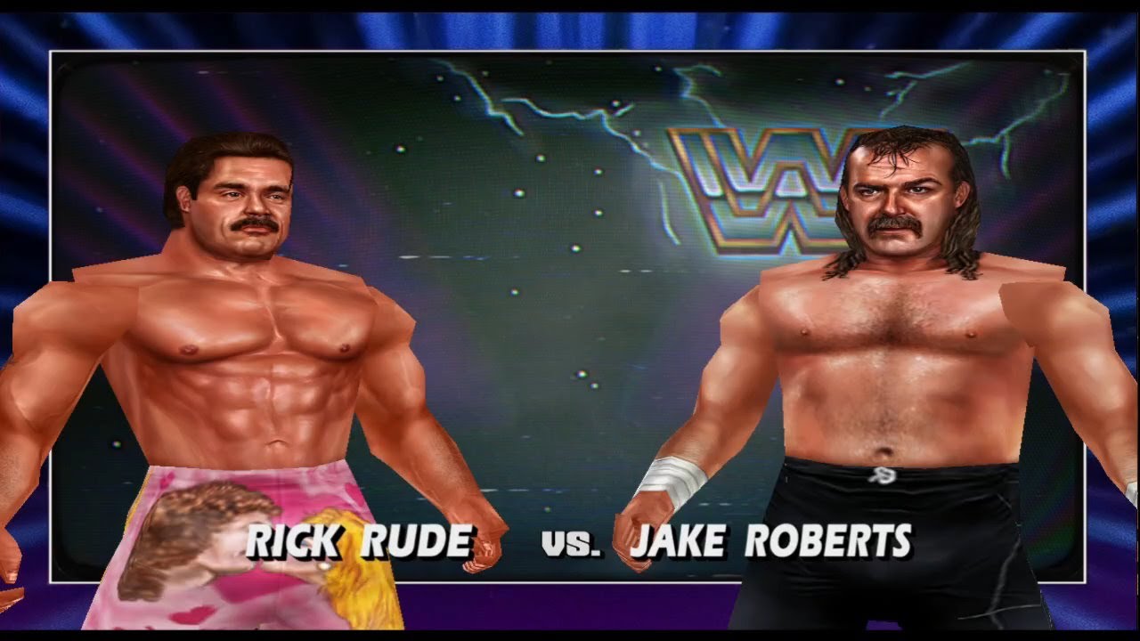 Rick Rude vs. Jake Roberts | WWF Superstars of Wrestling | WWF Legends ...