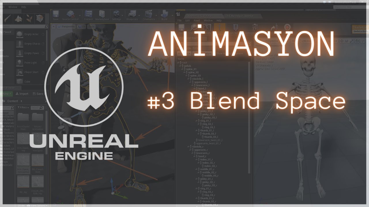 Unreal Engine Animasyon / Blend Space #3 - YouTube