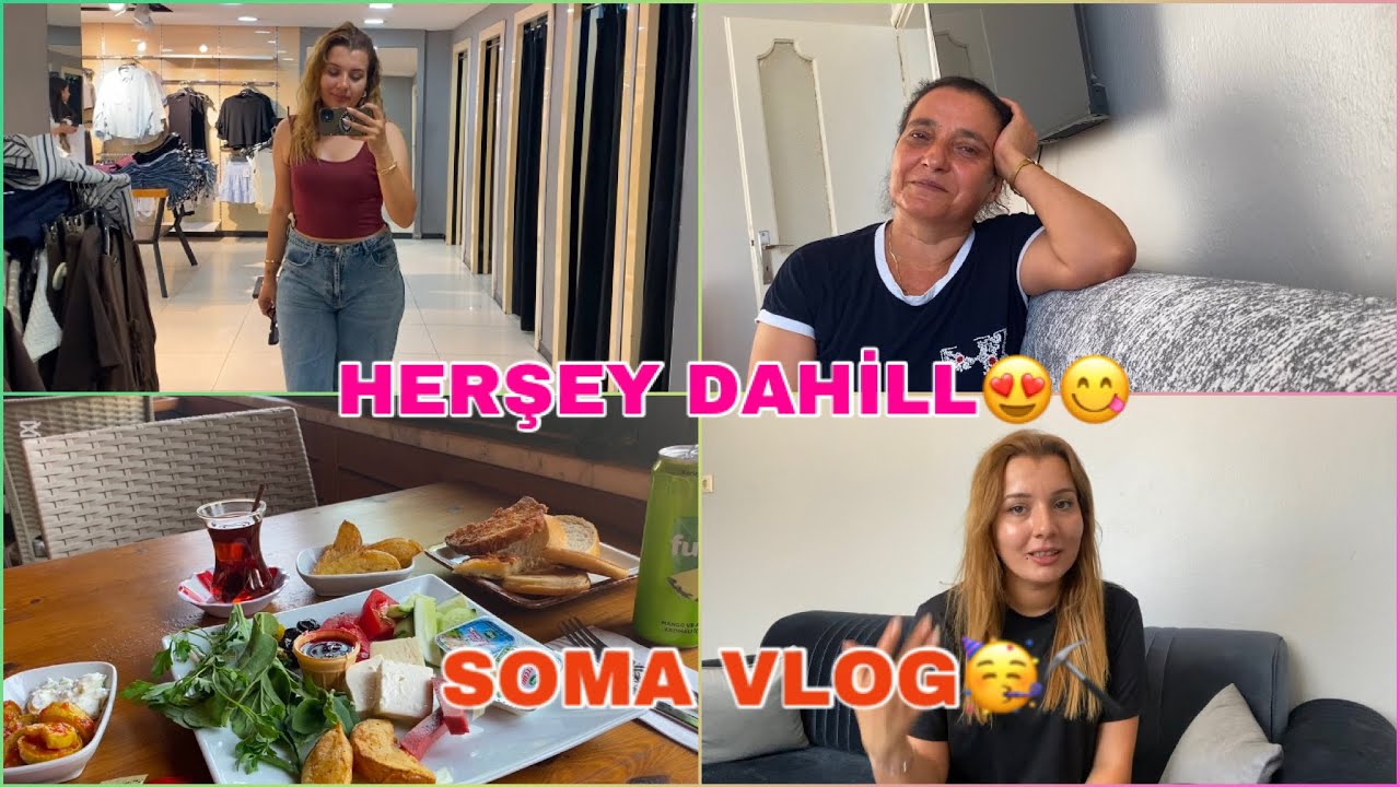 HERŞEY DAHİL BİR GÜN💖🍳SOMA VLOG🌼DENEMELİ SPOR ALIŞVERİŞİM🛍️SPOR’DA GÜNÜM #vlog #soma #alışveriş ...