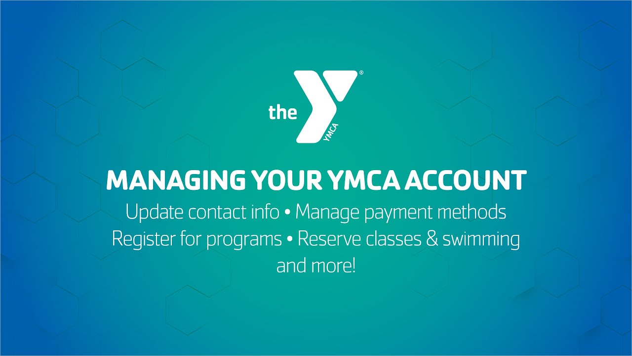 Managing your YMCA account - YouTube