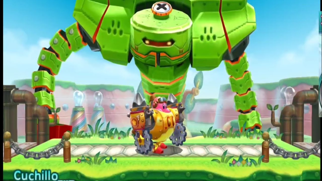 Kirby Planet Robot Nintendo 3ds/ VS Boss Gigavolt - YouTube