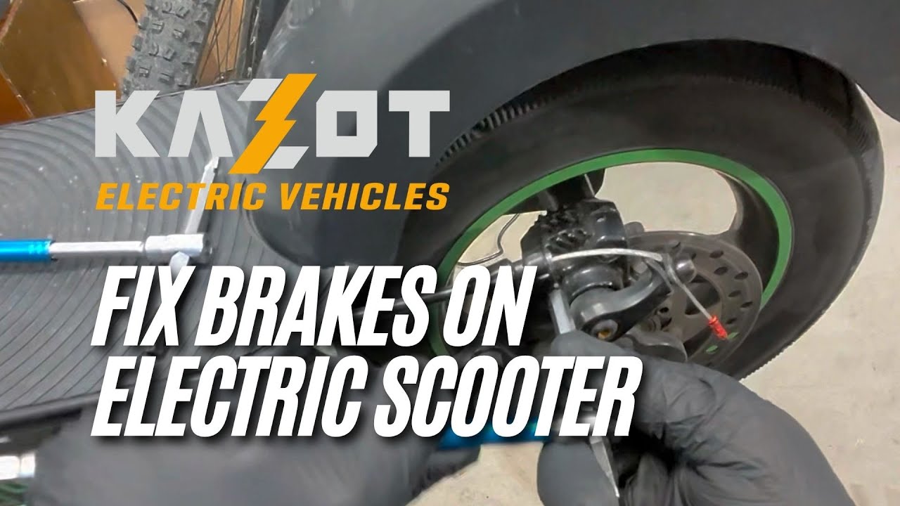 How to Change Brake Pads & Fix Brakes on Any Electric Scooter (Step-by ...