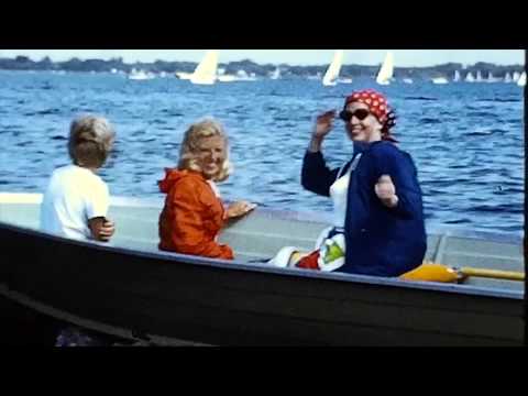 1960's Sailing Boat Regatta Green Lake Sailboat Picnic Mid Century Found Footage Sail 8mm Film