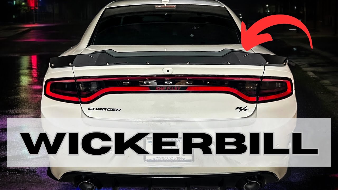 PSDesigns Venom V3 Wickerbill INSTALL | DODGE CHARGER R/T PLUS - YouTube