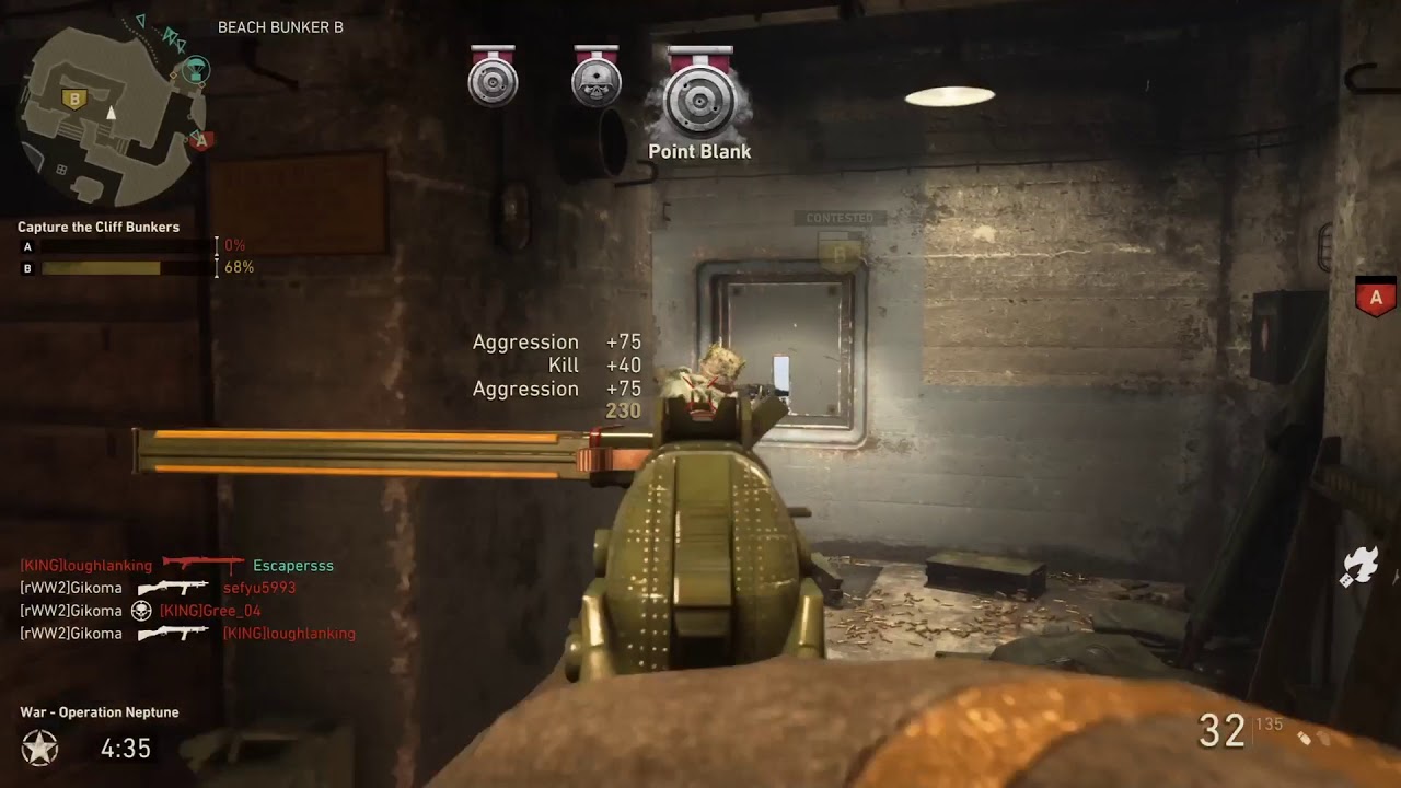 [CoD:WWII] Taking the enemy bunker - YouTube