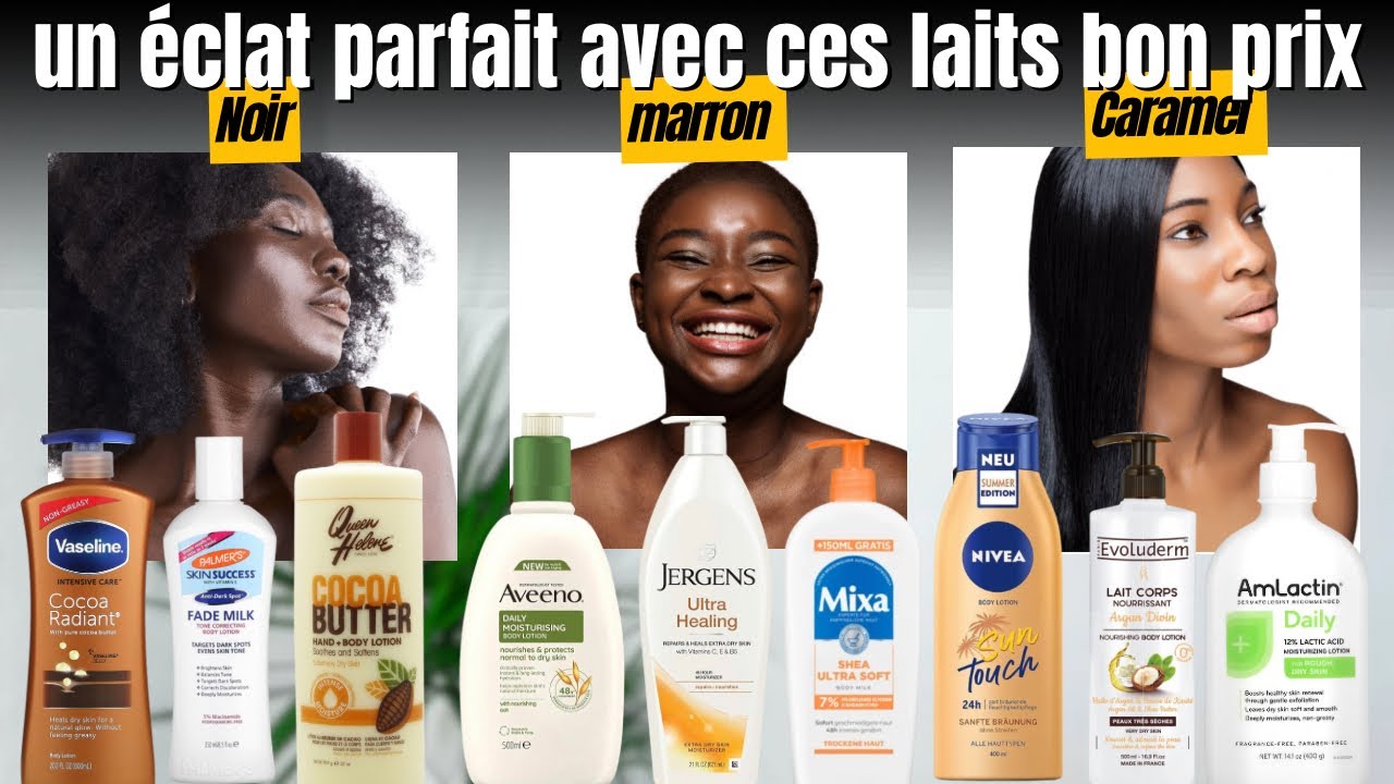 8 meilleurs Lait de toilette bon prix pour peau noire, marron et ...