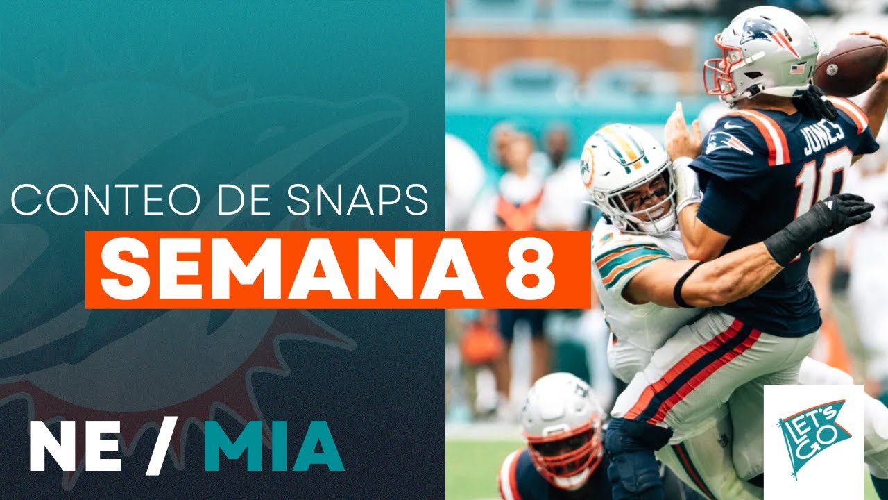 Actualización de Lesiones en los Miami #Dolphins y Conteo de Snaps de ...