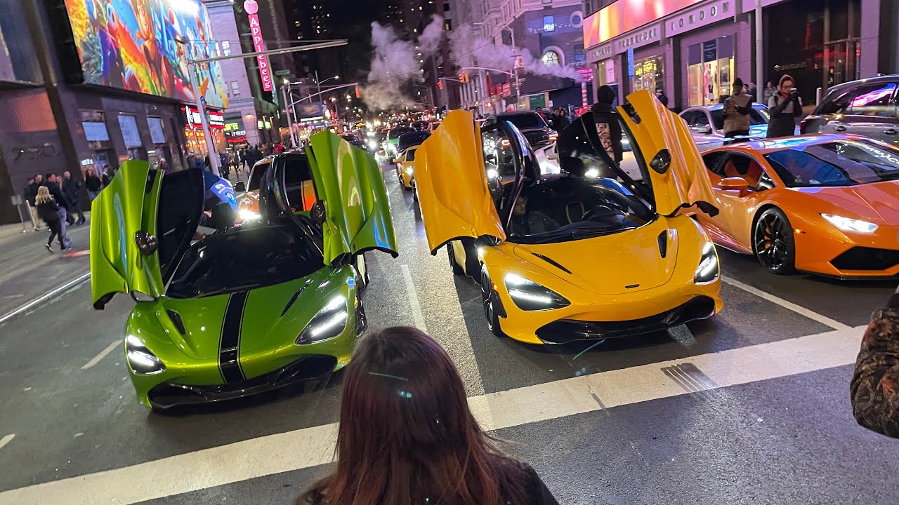 NEW YORK CITY SUPERCARS - YouTube