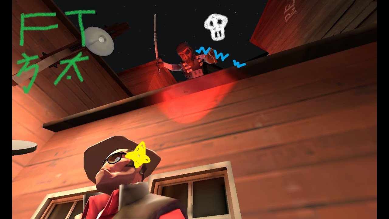 TF2日常── ctf_double cross 飛天遁地的爆破武士 - YouTube