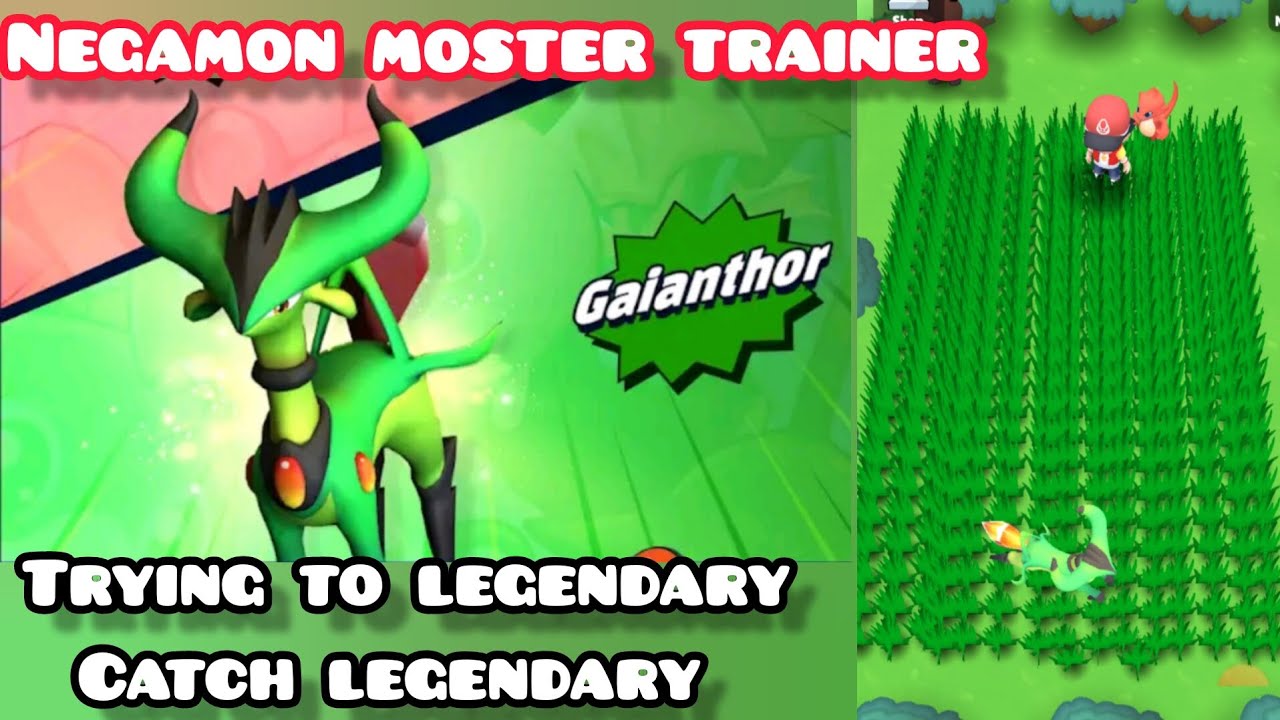 CATCHING LEGENDARY NEGAMON IN NEGAMONS WORLD - YouTube